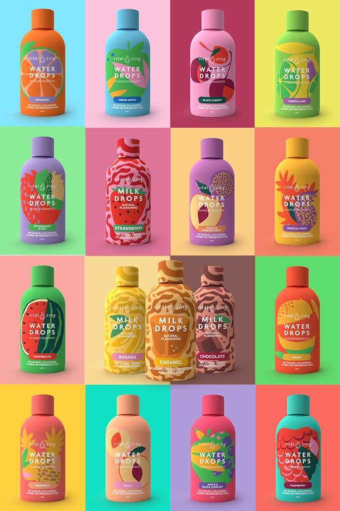 Vital Zing Water Drops - Natural Flavour Enhancers – Vital Zing New Zealand
