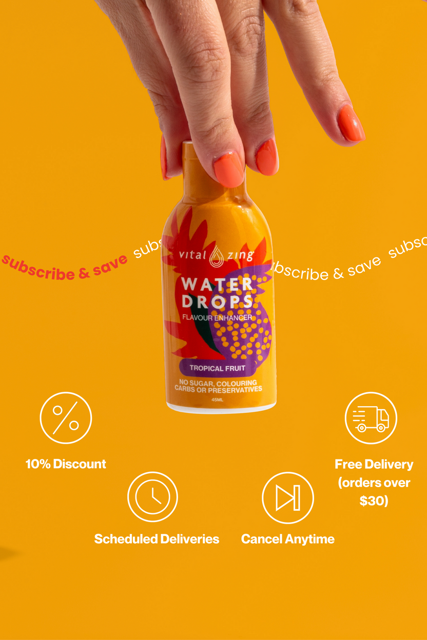 Vital Zing Water Drops - Natural Flavour Enhancers – Vital Zing New Zealand